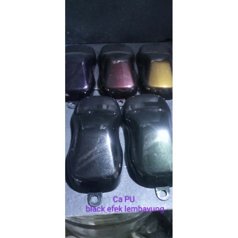 Jual Cat PU hitam efek lembayung(ungu,biru,kuning,merah,putih,hijau ...