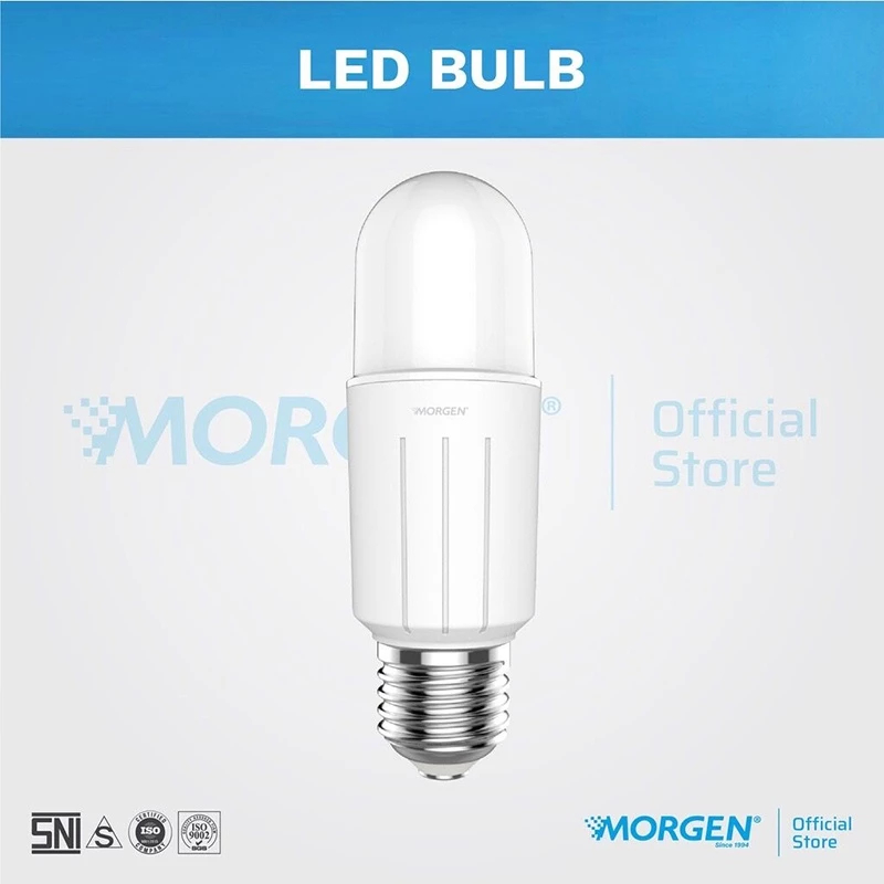Jual Lampu LED Bulb Stick Putih Morgen 9 Watt / 12 Watt | Shopee Indonesia