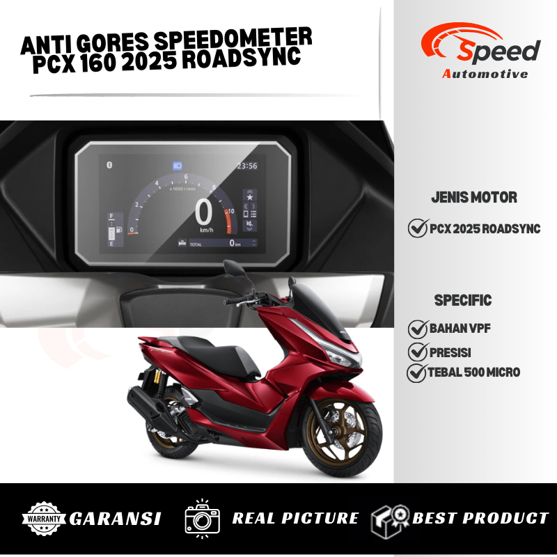 Jual STIKER ANTIGORES SPEEDOMETER PCX 160 2025 ROADSYNC VPF 500 MICRO ...