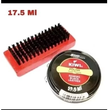 Jual PAKET SEMIR SEPATU KIWI 17,5ML(SEMIR+SIKAT) | Shopee Indonesia