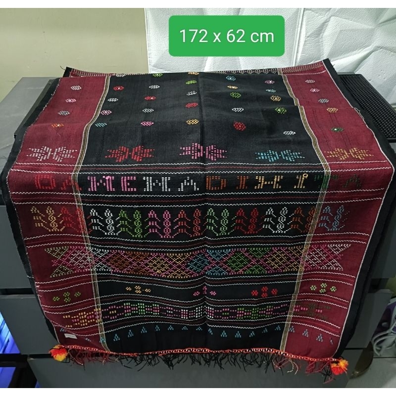 Jual Ulos Batak ulos sadum hitam mix merah | Shopee Indonesia