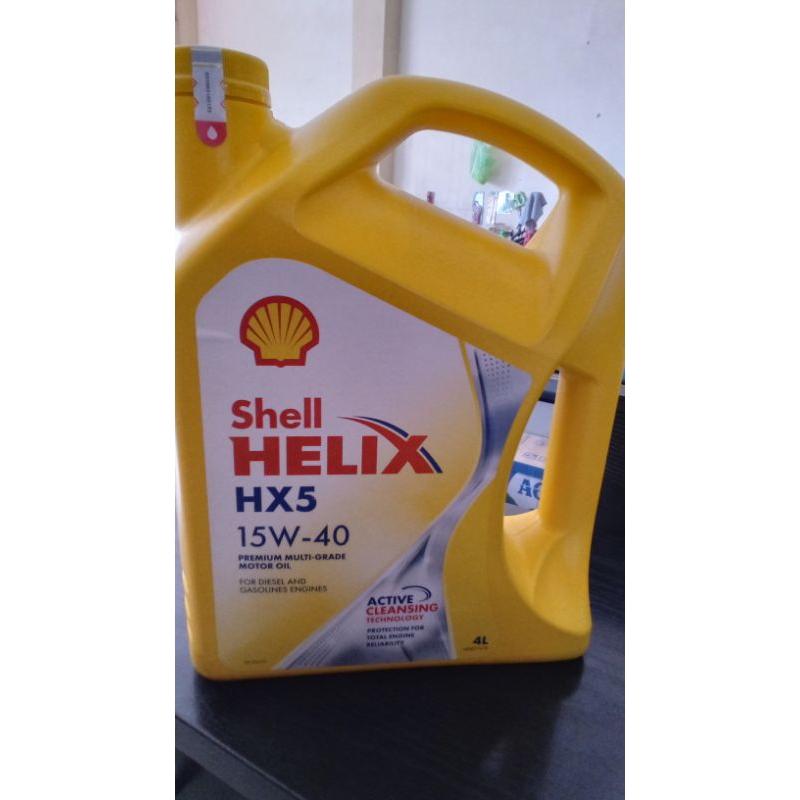 Jual SHELL HELIX HX5 15W/40 4LITER | Shopee Indonesia