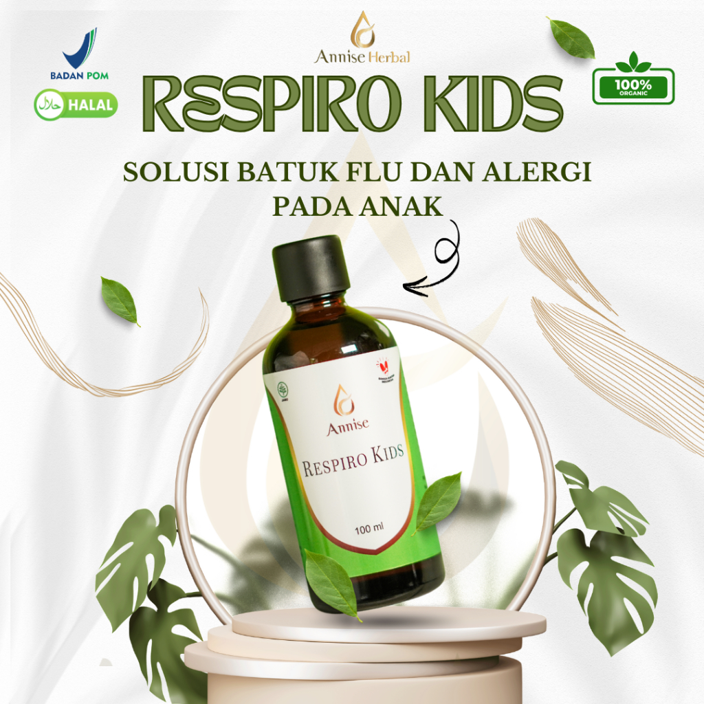 Jual RESPIRO KIDS 100ML Obat Herbal Asma atasi Flu Batuk Anak, Sesek ...