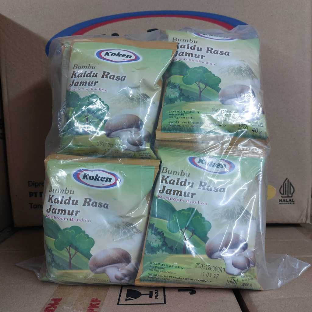 Jual KOKEN Kaldu Jamur Vegan Alami Instan Ekstrak Umami Bouillon Jamur ...