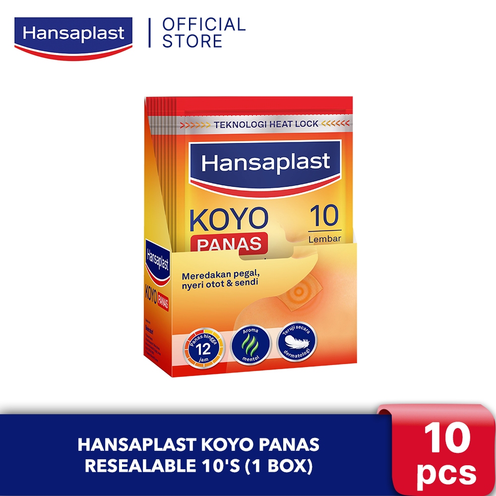Jual HANSAPLAST Koyo Panas Resealable isi 10 P3K Zip Lock - 1 Box ...