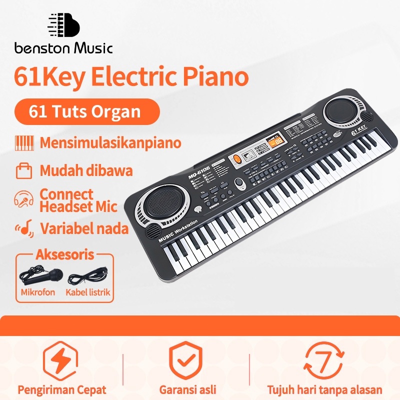 Jual Piano 61-key Piano Elektronik Pemula Piano Mainan Anak-Anak Smart ...