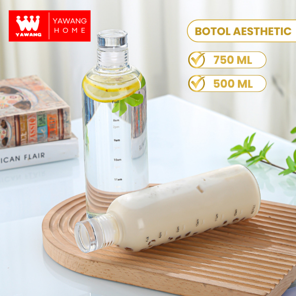 Jual YAWANG Botol Minum Aesthetic 500 & 750ml Botol Minum Sport Botol ...