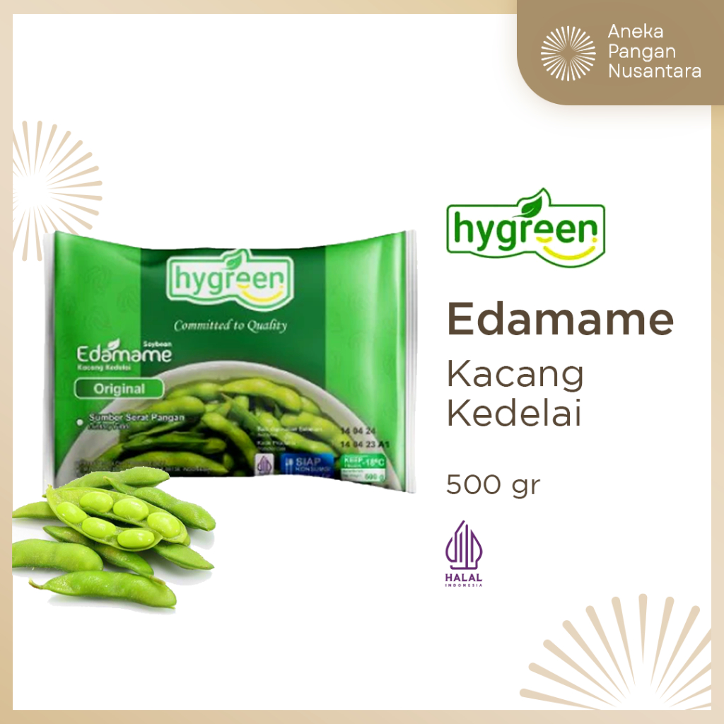 Jual Edamame Frozen Hygreen 500 gr | Shopee Indonesia