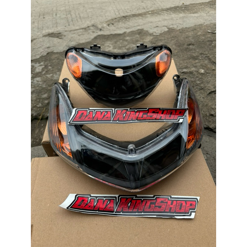 Jual PAKET LAMPU SEN PLUS REFLEKTOR MODIF SMOKE MIO SMILE MIO NEW ...