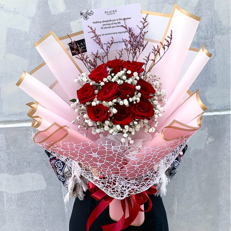 Jual 10 ROSES FRESH ROSES | 10 TANGKAI MAWAR BUNGA ASLI SEGAR | KADO ...
