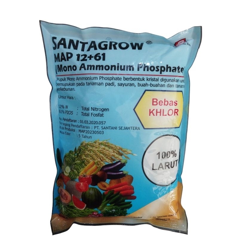 Jual Pupuk MAP Santagrow 1 Kg – Pupuk Daun & Kocor pesaing ultradap ...
