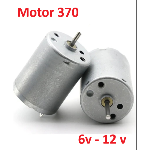Jual Dinamo Motor DC 370 High speed copper carbon brush 6v-12V | Shopee Indonesia