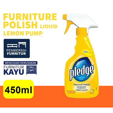 Jual Pledge Furniture Polish Pump 450 ML | Johnson Furniture Polish ...