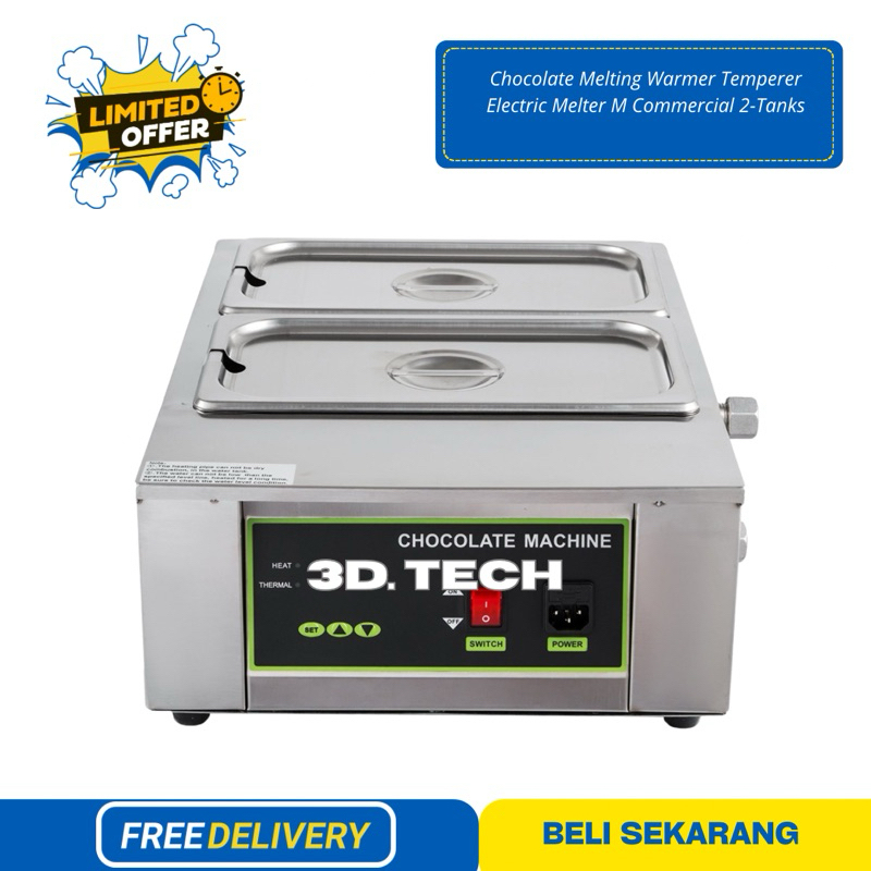 Jual Chocolate Melting Warmer Temperer Electric Melter M Commercial 2 ...