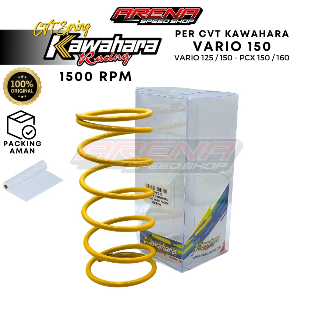 Jual KAWAHARA CVT Torque Spring 1500RPM PCX - Per CVT 1500 RPM Vario ...
