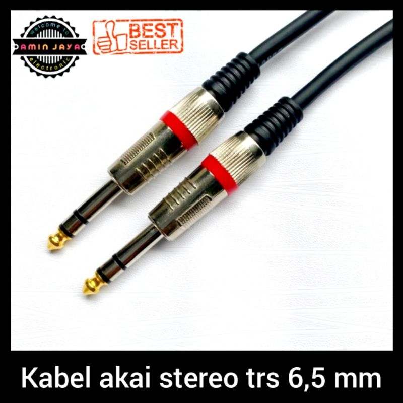 Jual Kabel jack akai stereo TRS 6,5 / kabel jack akai to akai | Shopee Indonesia