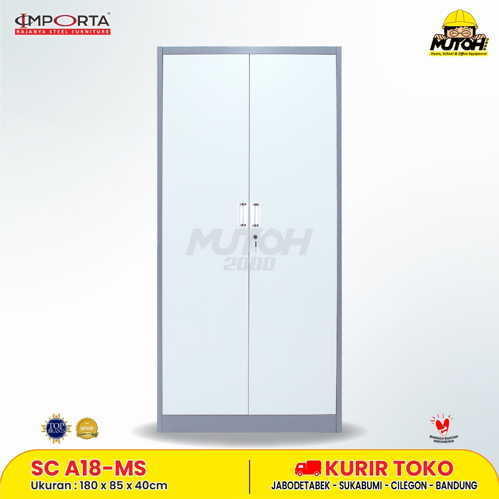 Jual lemari arsip besi IMPORTA SC-A18 MS 2 Pintu Swing Plat AYUN ...
