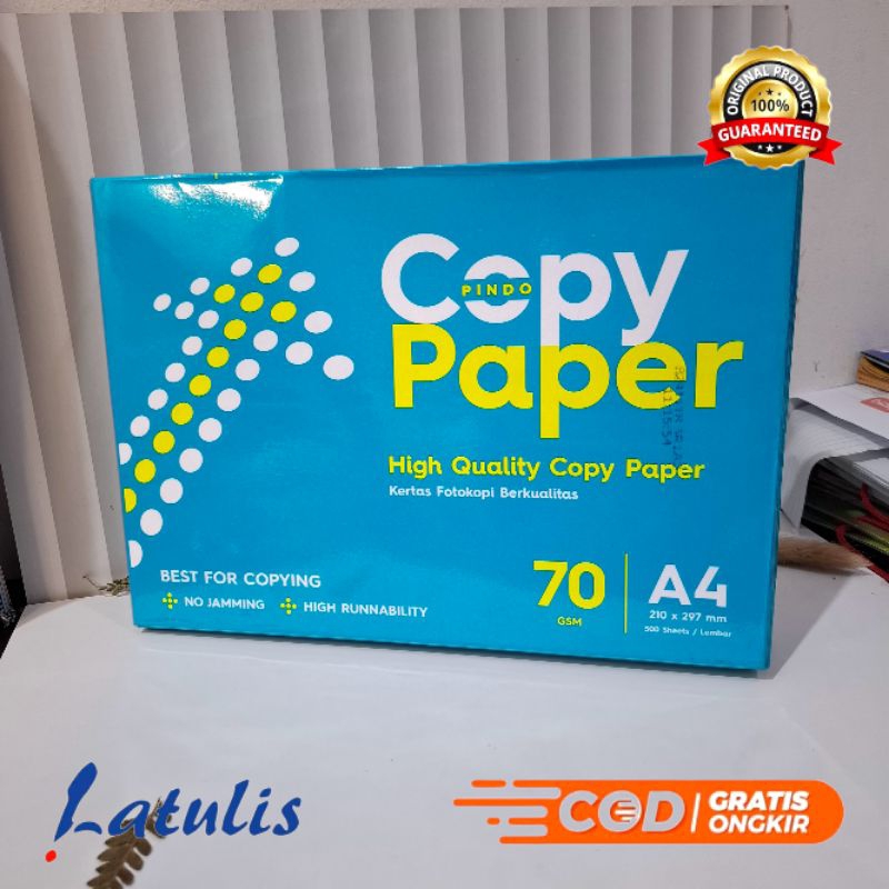 Jual Kertas HVS A4 70gr Copy Paper Fotocopy Putih A4 70gsm | Shopee Indonesia