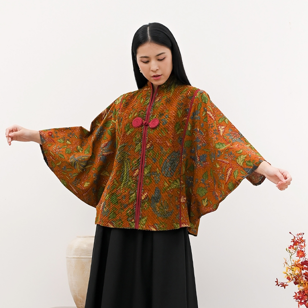 Jual NONA RARA - Wing Rmb 3N T3975, Baju Kerja Blouse Batik Wanita ...