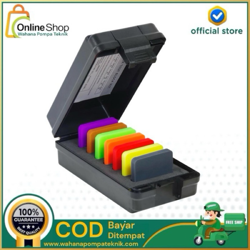 Jual Durometer Test Block Kit Shore A Hardness Tester Rubber Plastic ...