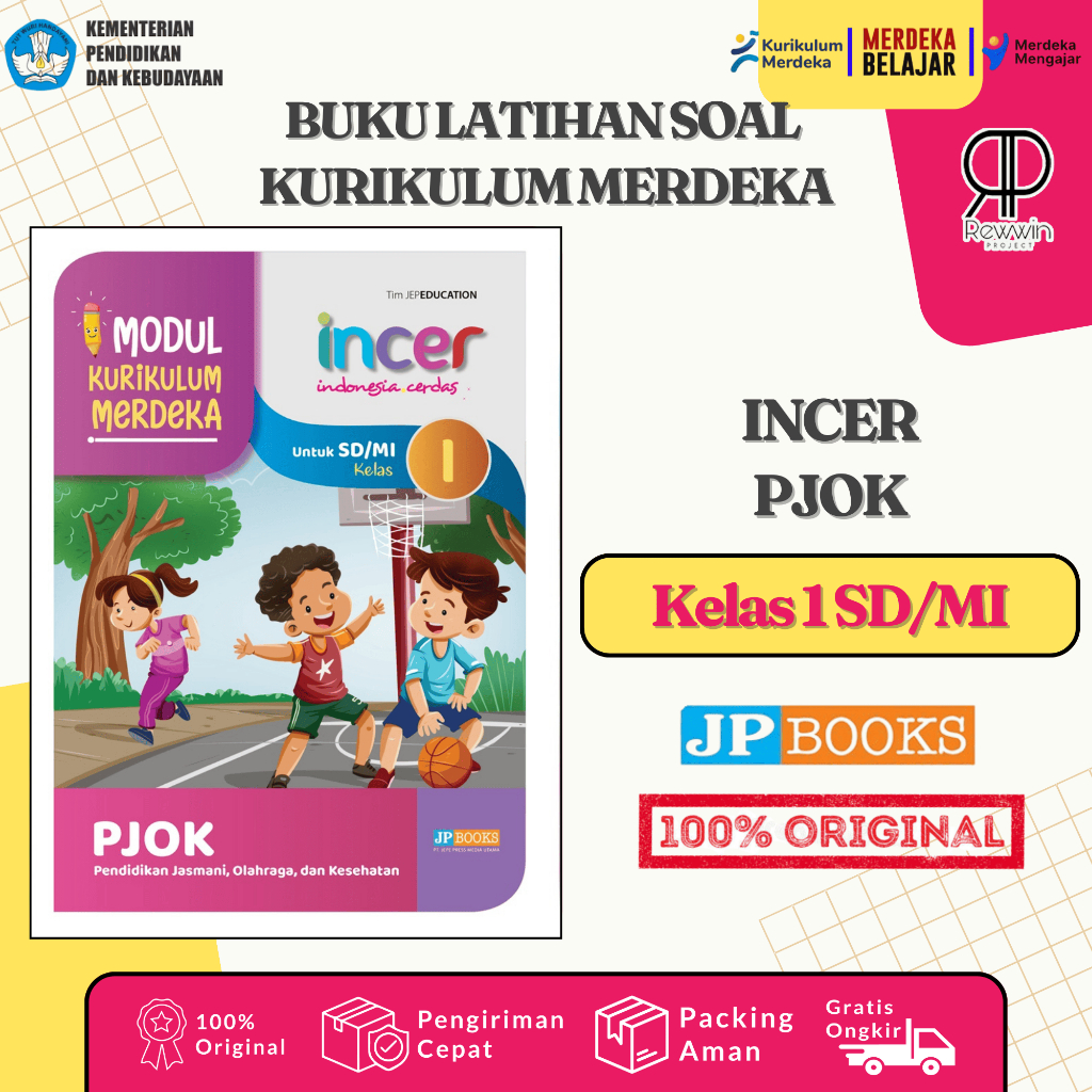 Jual Buku Latihan Soal PJOK SD Kelas 1 Incer - Kurikulum Merdeka | Shopee Indonesia