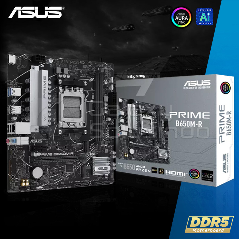 Jual ASUS PRIME B650M-R - AMD B650 AM5 DDR5 Motherboard | Shopee Indonesia