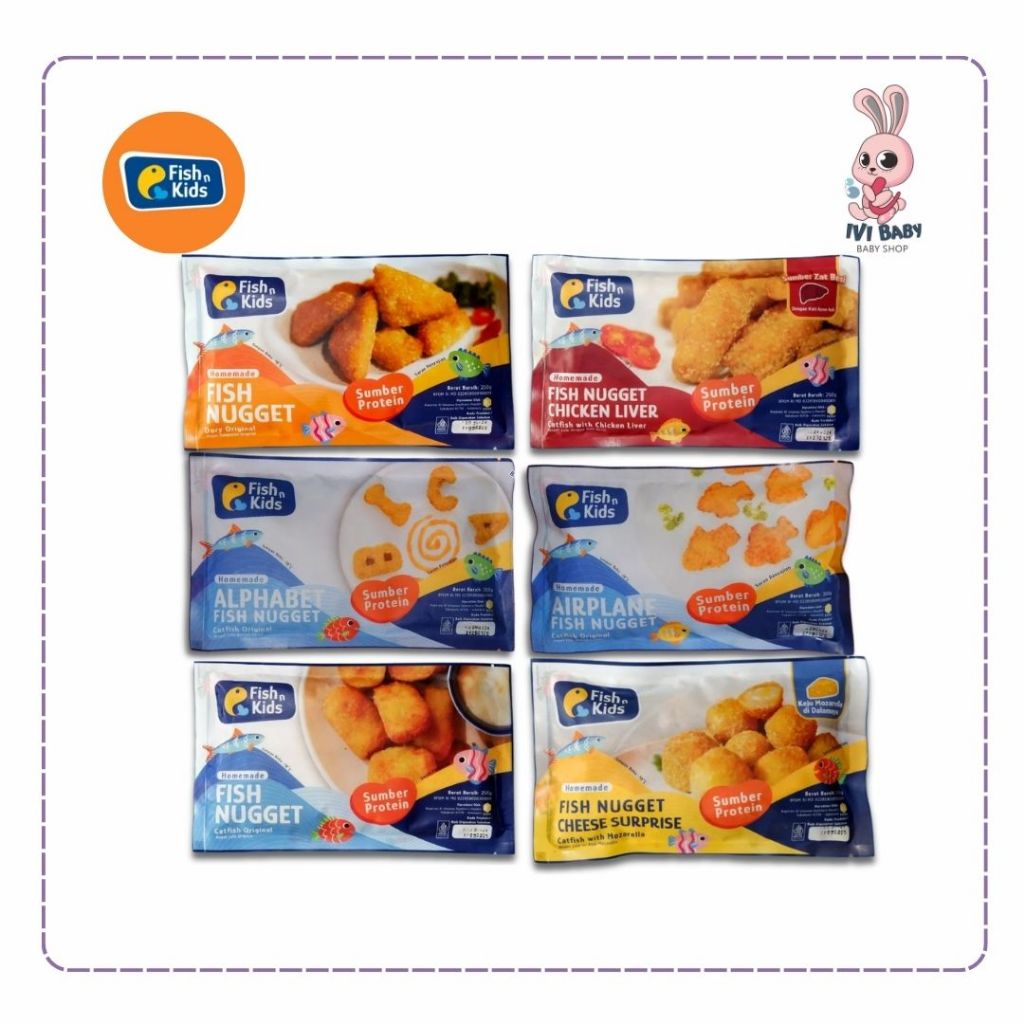 Jual Fish & Kids Nugget | Nugget Lele & Dori | Protein Hewani | No MSG ...