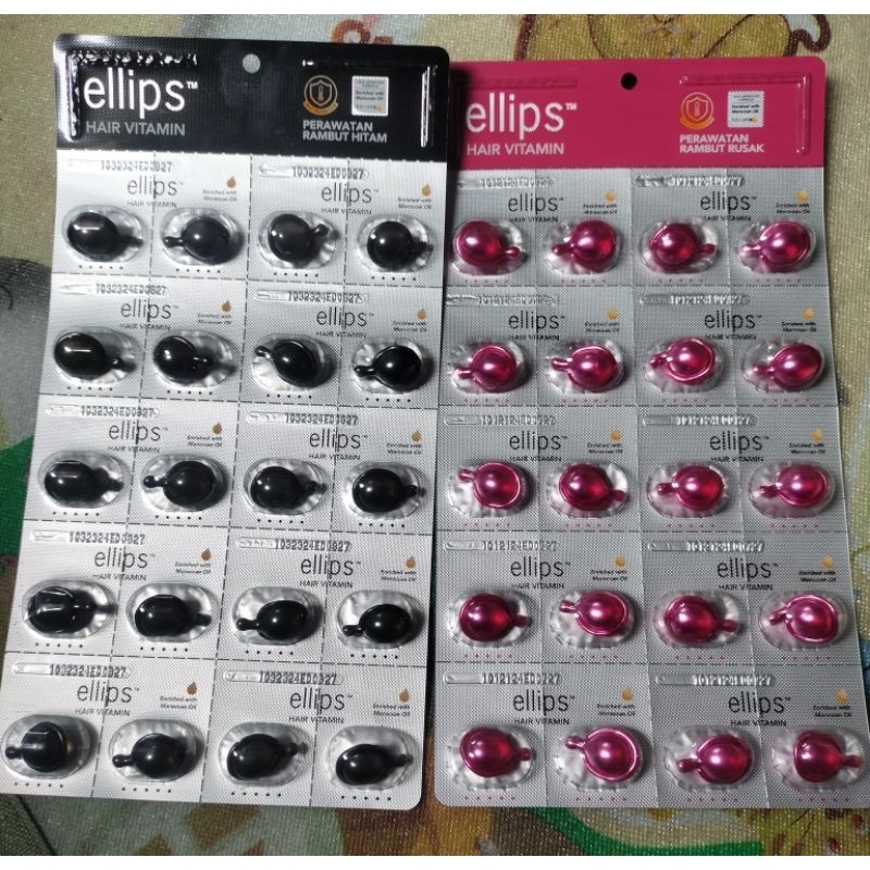 Jual Elips Hair Vitamin 20 capsul/20pcs | Shopee Indonesia