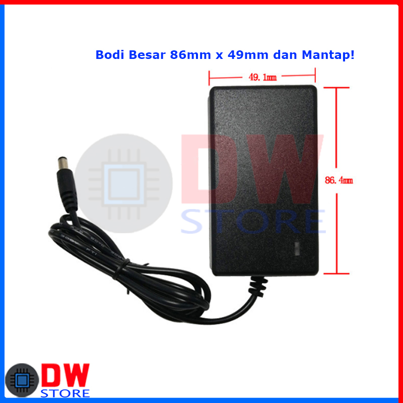 Jual Adaptor Charger Baterai LifePo4 14.6V 2A LFP Lithium Ferro/Iron ...