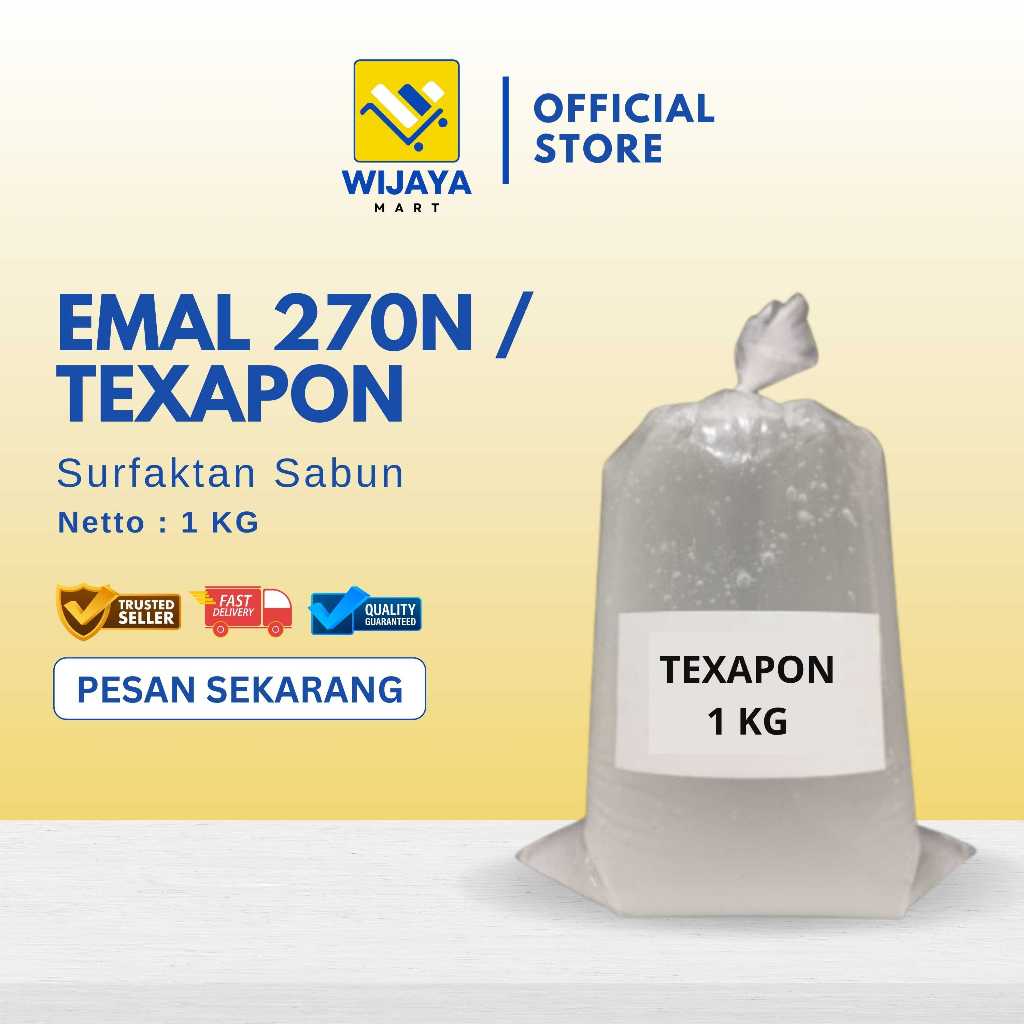 Jual Texapon Emal 270N/ Surfaktan Sabun / Texafon 1 Kg | Shopee Indonesia