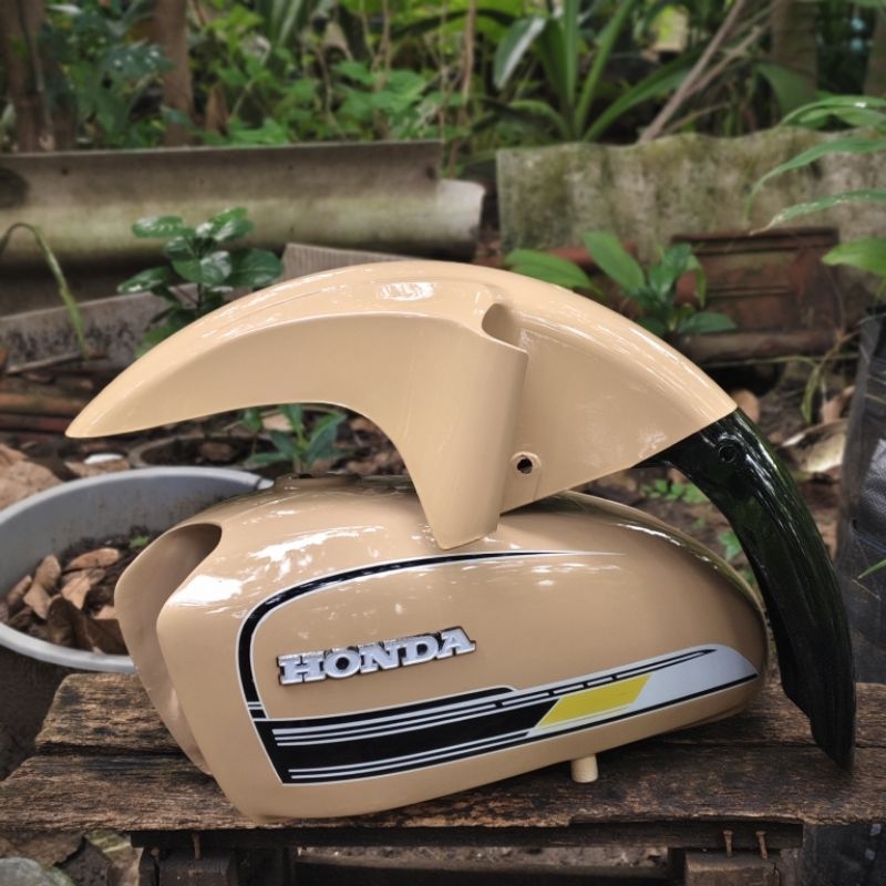 Jual tangki honda cb100 tangki press galvanis tangki set slebor leo r15 ...
