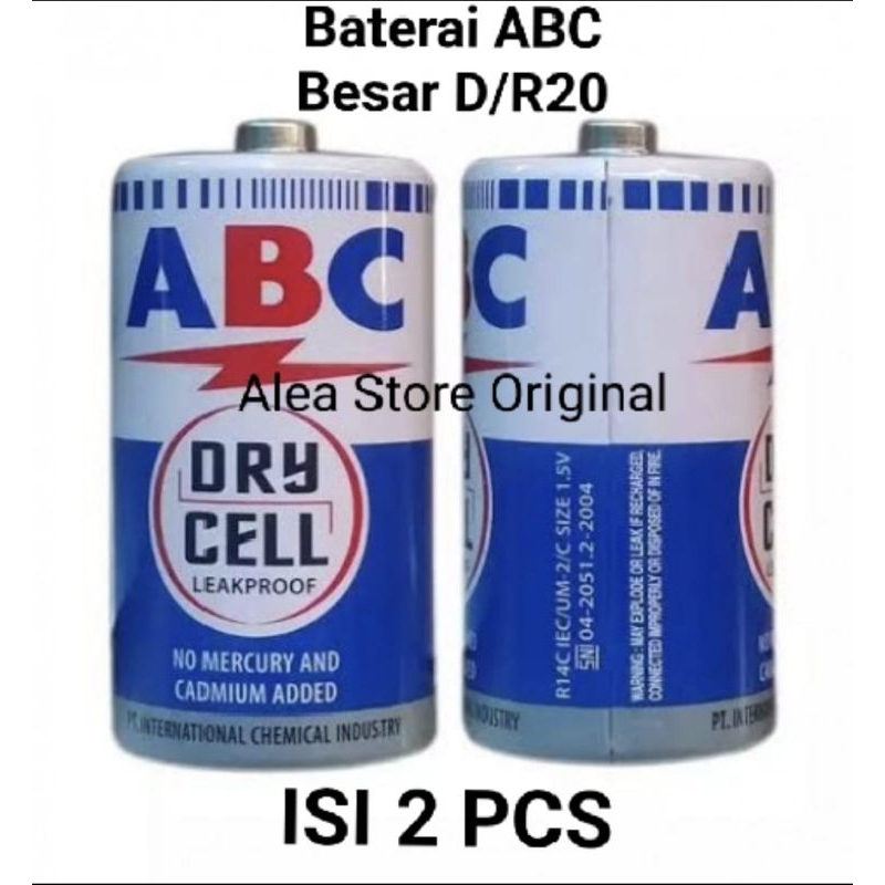 Jual Baterai ABC Biru Besar D/R20 | Shopee Indonesia