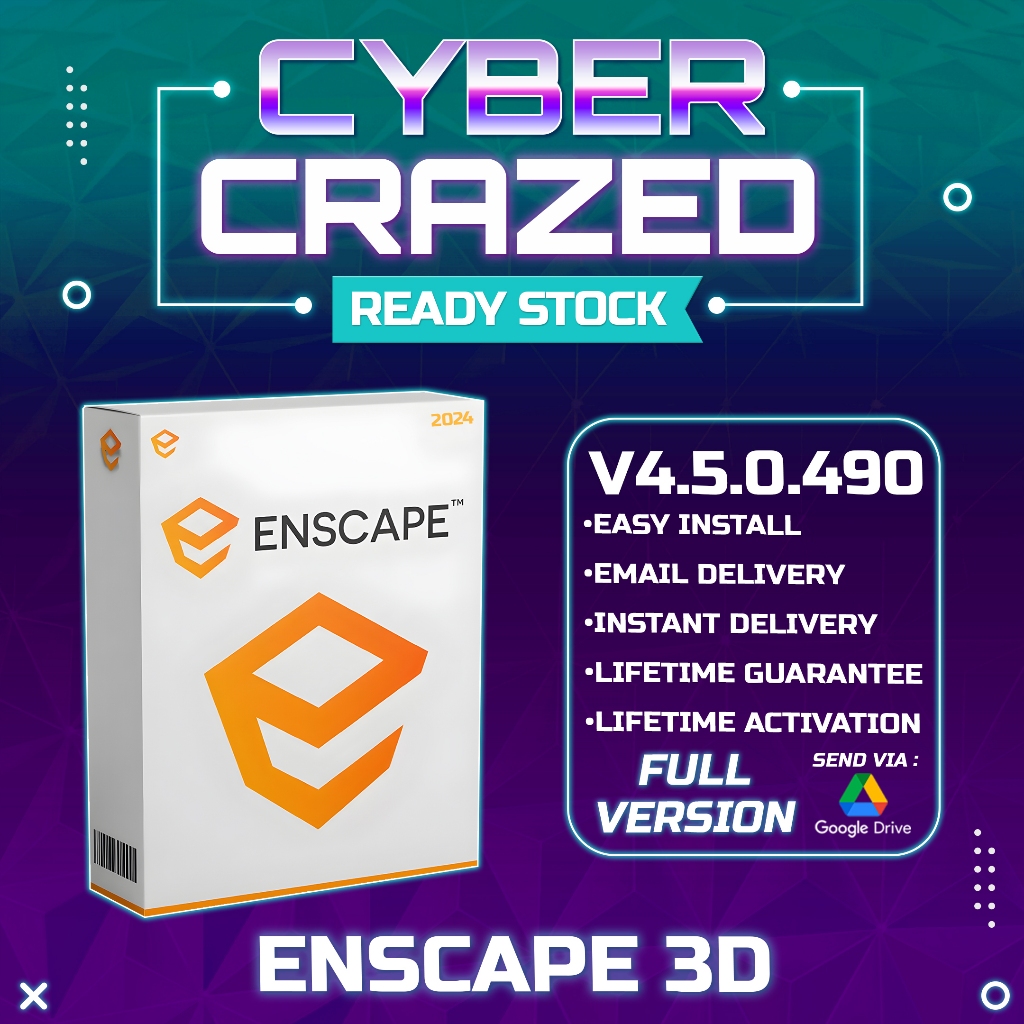 Jual Enscape 3D 4.5.0.490 + Assets Library + Material Library Full ...