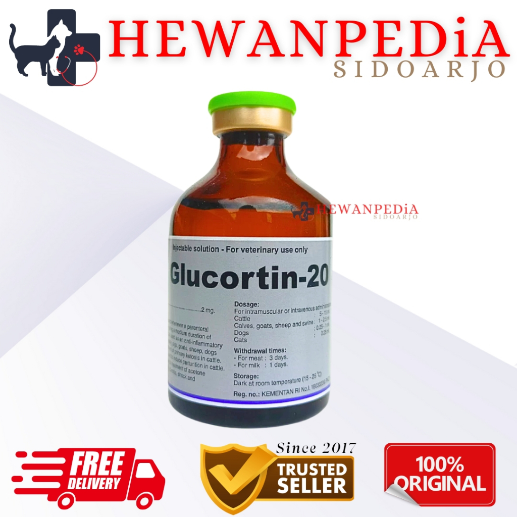 Jual GLUCORTIN 20 50 ml Hewanpedia - Obat Analgesik Antipiretik ...