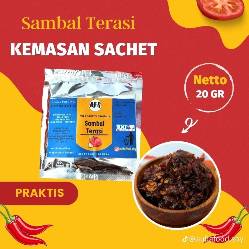 Jual sambal sachet 20 gram | Shopee Indonesia