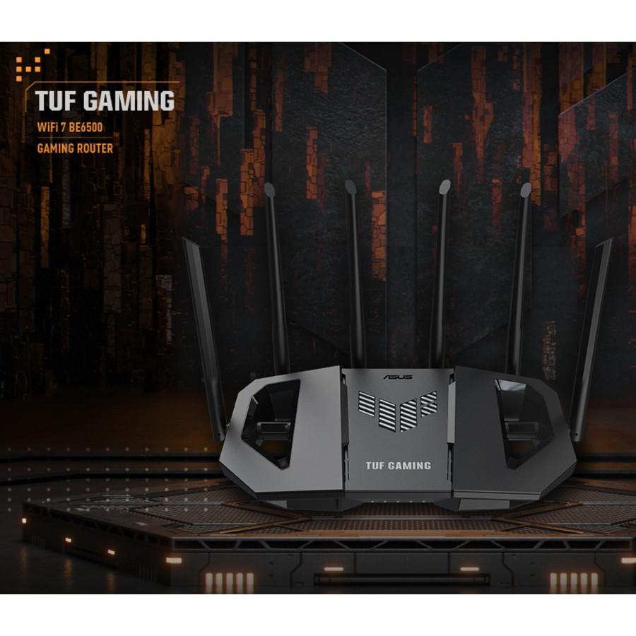 Jual ASUS TUF Gaming BE6500 Dual Band WiFi 7 Extendable Gaming Router ...