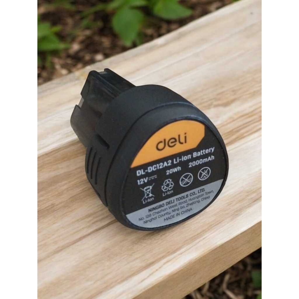 Jual Deli Lithium-ion Battery EDL-DC12A2 - Baterai Mesin Bor Deli | Shopee Indonesia