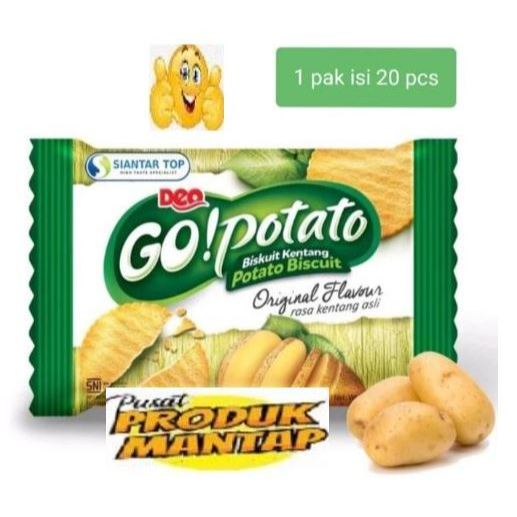 Jual Deo Go!Potato 500/ Go Potato Go Potato Biskuit Kentang 1 Pack 20 sachet | Shopee Indonesia