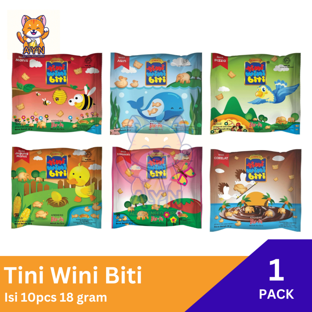Jual Tini Wini Biti Biskuit 18 gram [ 1 pack isi 10 pcs ] | Shopee ...