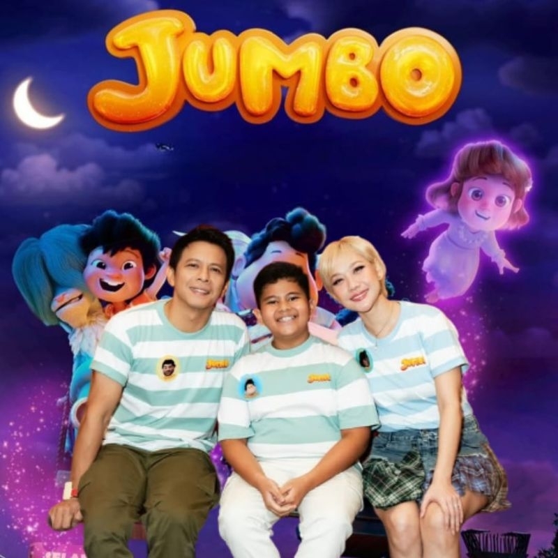 Jual Kaos anak Film Animasi Jumbo seperti yang di pakai pemeran usia 1 ...