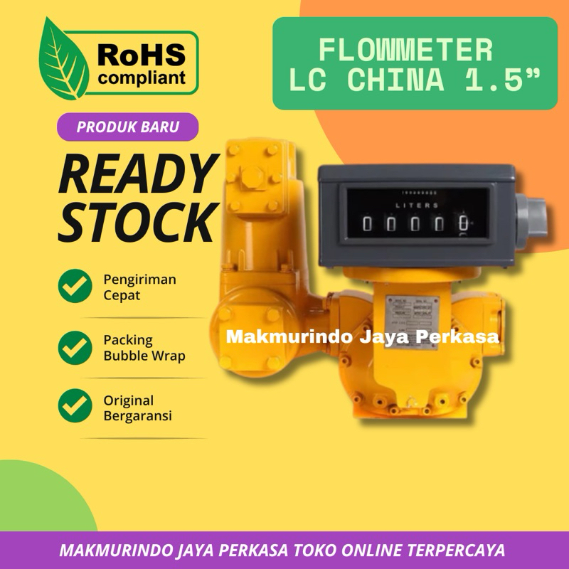 Jual FLOWMETER LC METER 1,5" INCH LIQUID CONTROL INDUSTRI TAMBANG SPBU ...
