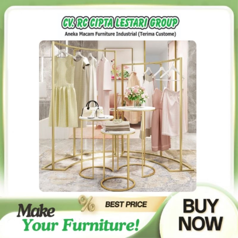 Jual 1 Paket Standing 1 Set Isi 5 Rak Butik Standing Minimalis | Shopee ...
