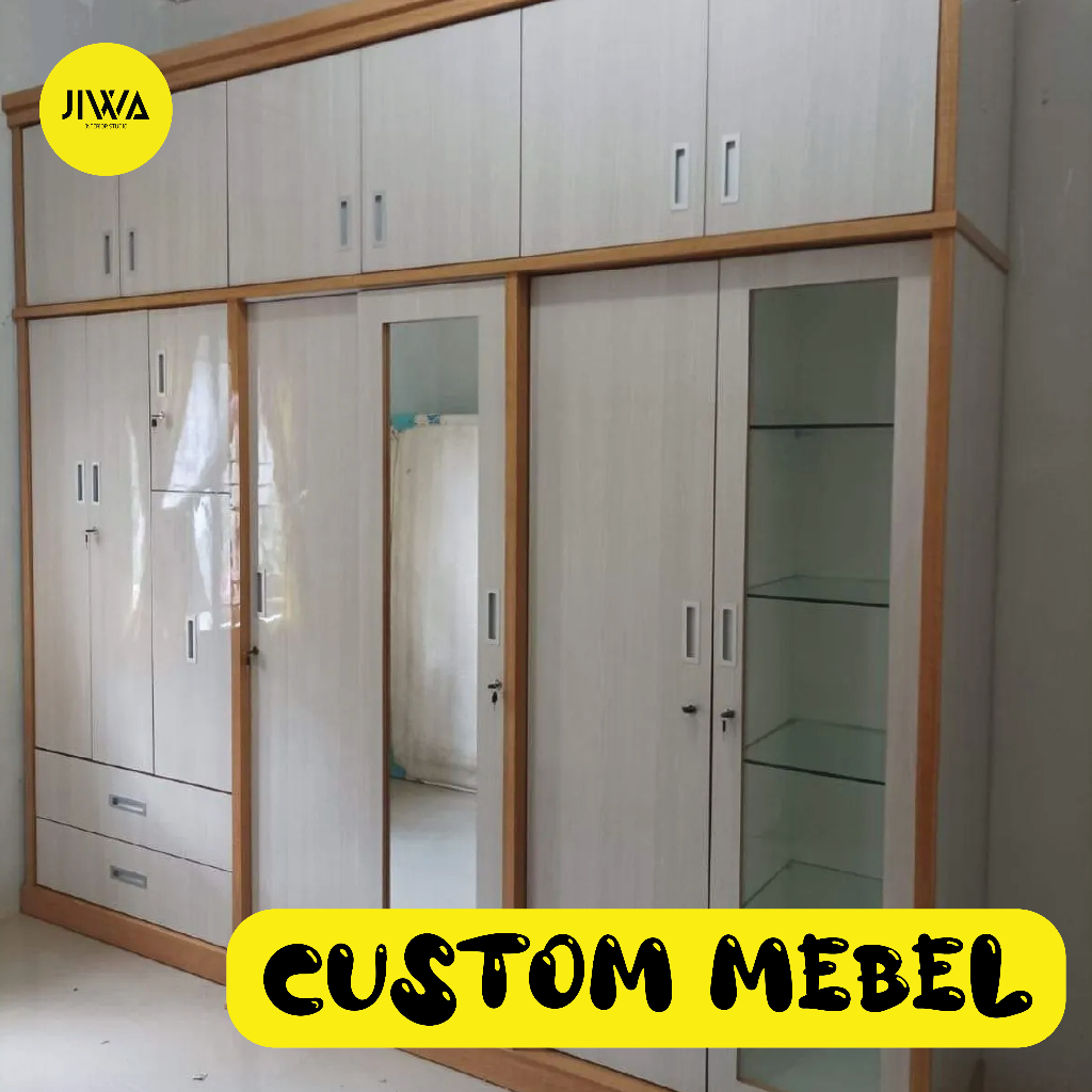 Jual CUSTOM MEBEL PER CM BAHAN MULTIPLEK DAN HMR FIN HPL | Shopee Indonesia