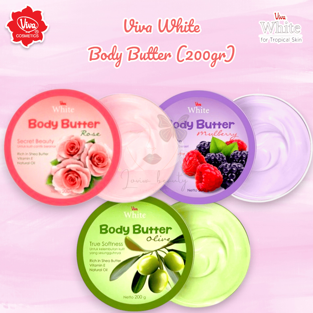 Jual Viva White Body Butter 200gr (tersedia 3 varian) | Shopee Indonesia