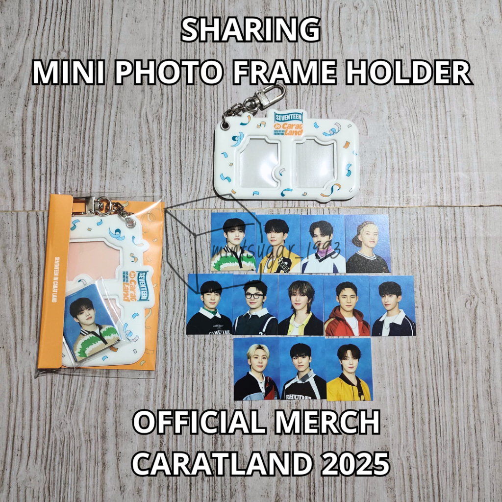 Jual [ READY NEW ] SHARING Mini Photo Frame Holder - SEVENTEEN in CARAT LAND Official Merch ...