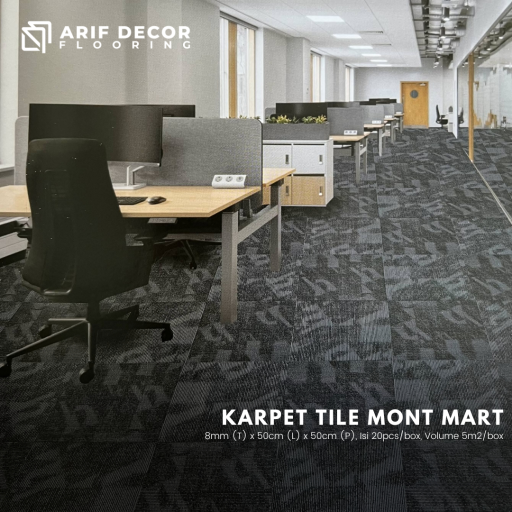 Jual Karpet Tile MONT MART Karpet Studio / Karpet Hotel / Karpet Kantor ...