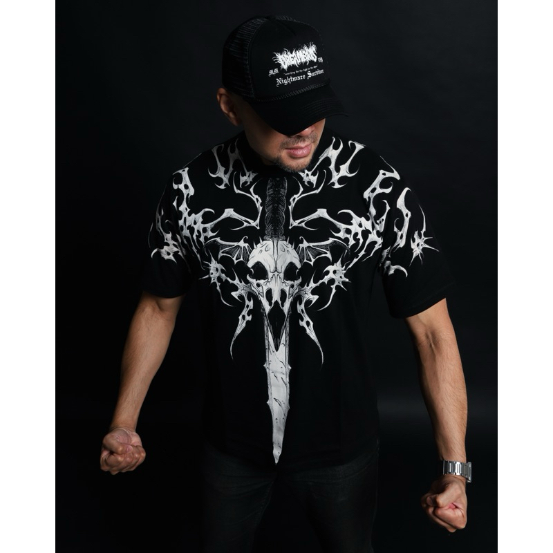 Jual DREAMBIRDS "GASCOIGNE" SS T-SHIRT BLACK | Shopee Indonesia