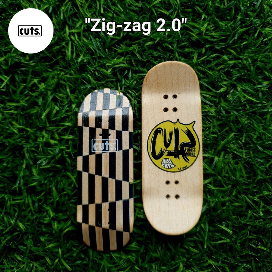 Jual Cuts Fingerboard Deck Split Series : Zigzag 2.0 | Shopee Indonesia