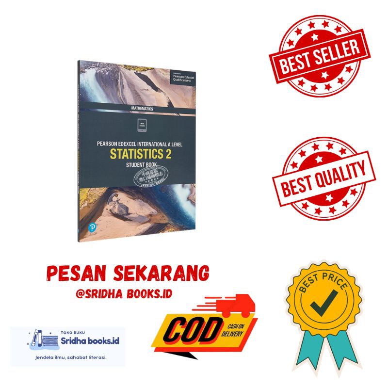 Jual Buku Pearson Edexcel International A Level Statistics 2 | Shopee ...