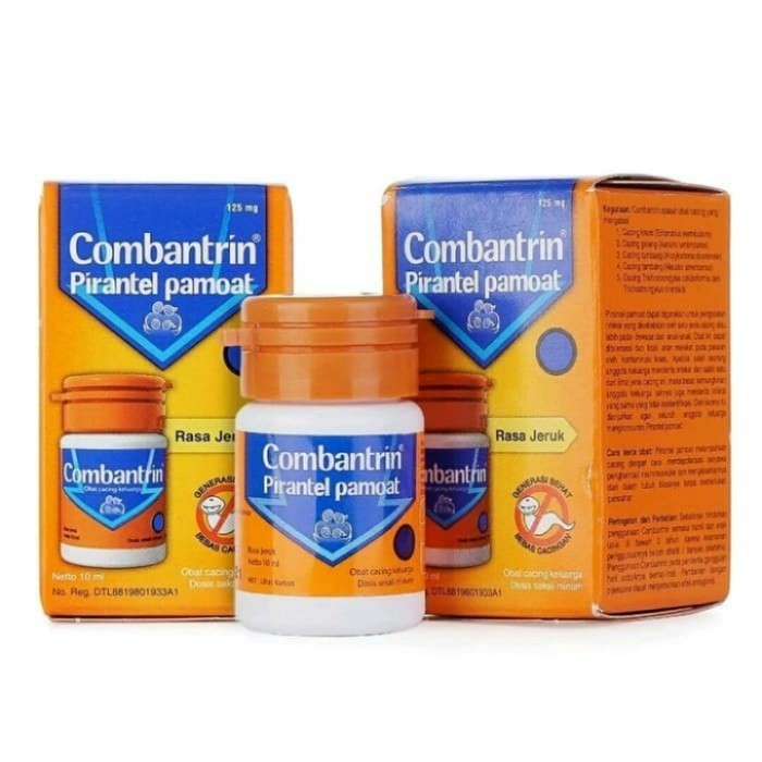 Jual COMBANTRIN SIRUP RASA JERUK 10 ML - OBAT CACING UNTUK ANAK ...
